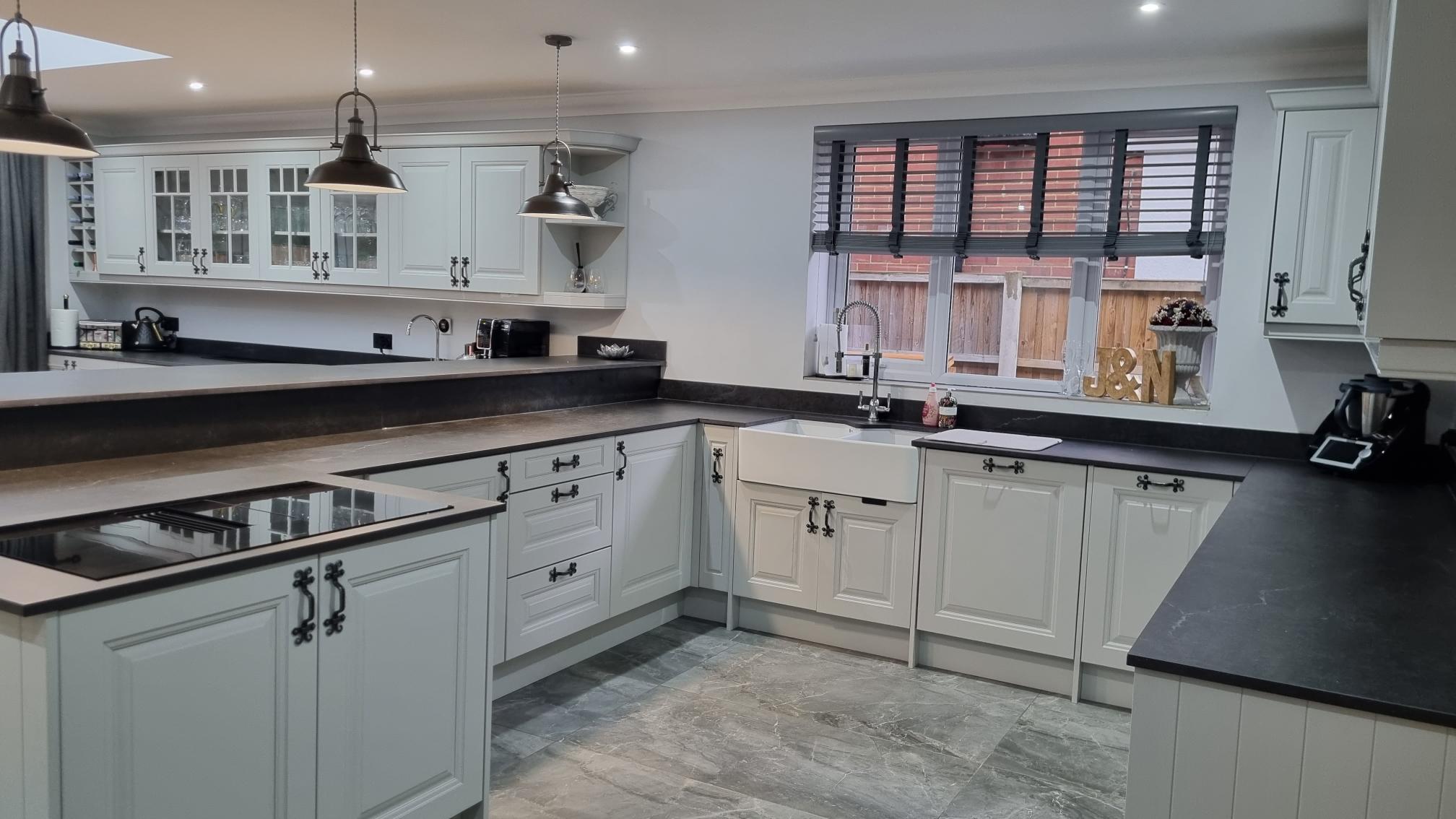 MODERN CLASSIC SHAKER KITCHEN & DRINKS AREA | Kitchen Flair